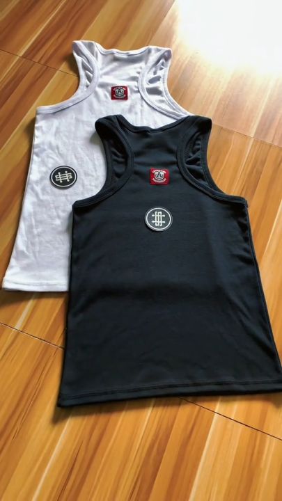 Trends Fitted OG TOP TANK SANDO. Stretchable Sando White & Black. PSG ...