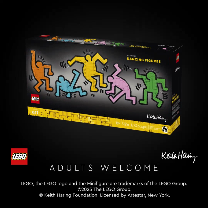 LEGO Art 31216 Keith Haring - Dancing Figures Rumoured (1773 Pieces ...