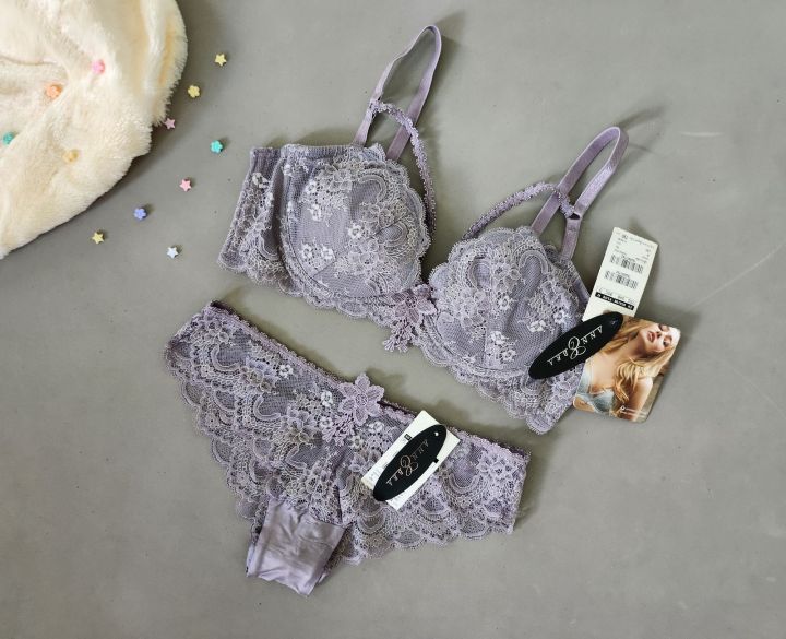 #annebra เต็มคัพ ถอดสายไม่ได้ ลูกไม้นิ่ม ไม่คัน เสริมฟองได้ มีฟองให้ ป้าย790 sale289 #32B=1 #32D ...