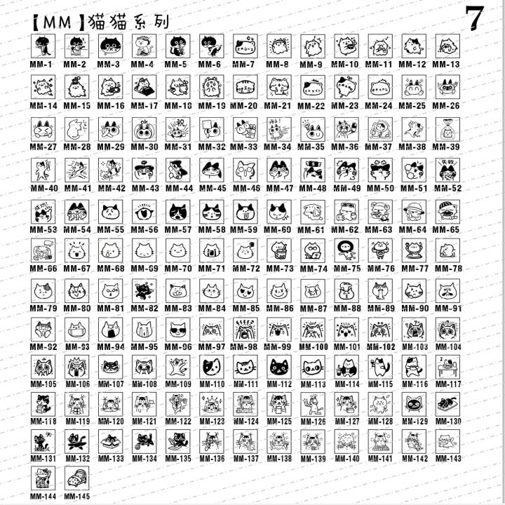 MM Cat Series 1/3 Six-Panel Comic Hand-Drawn Customizable Collectible ...