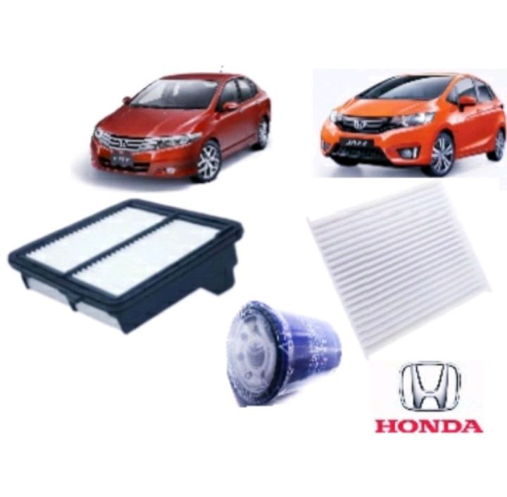 Honda City TMO Jazz TFO Air Filter Oil Filter Aircond Cabin Filter | Lazada