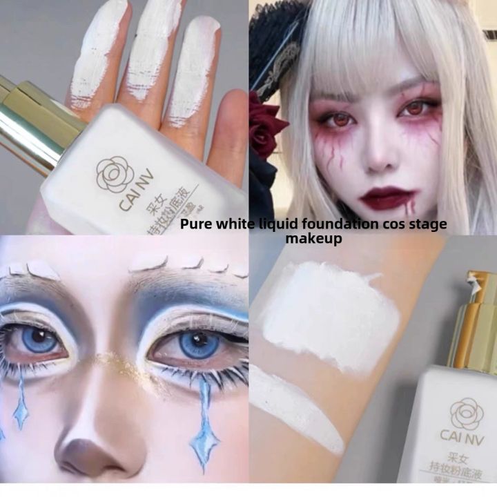 Pure White Foundation Liquid Anime Vampire Wheat Bronze Yellow Skin ...
