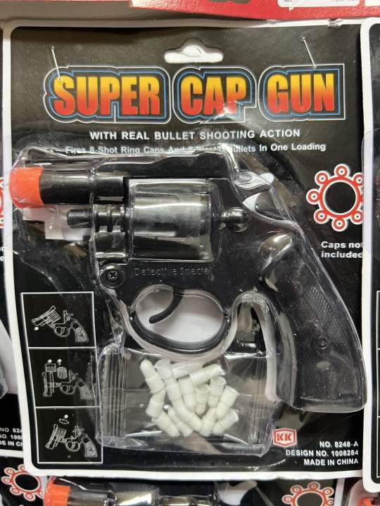 Super cap gun 🔫ของเล่นพลาสติกสำดำ ขายเป็นชิ้น | Lazada.co.th