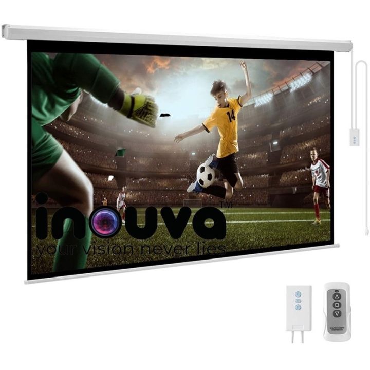 Motorized Electric Projection Screen 16:9 100 inch projector screen ...