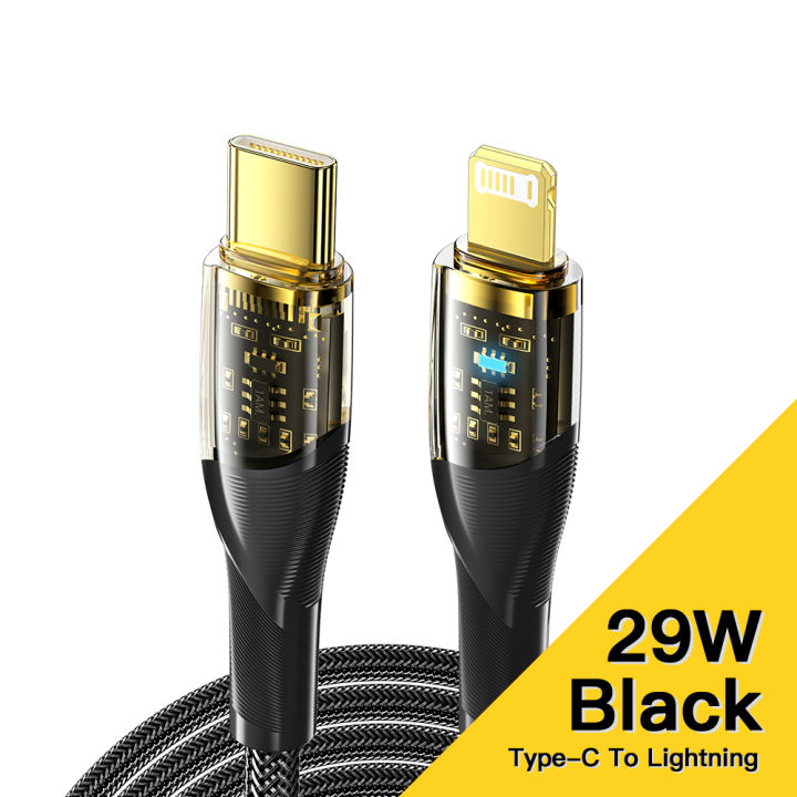 Essager USB C Cable for iP 13 12 Pro Max XR 8 PD 29W Fast Charging for ...