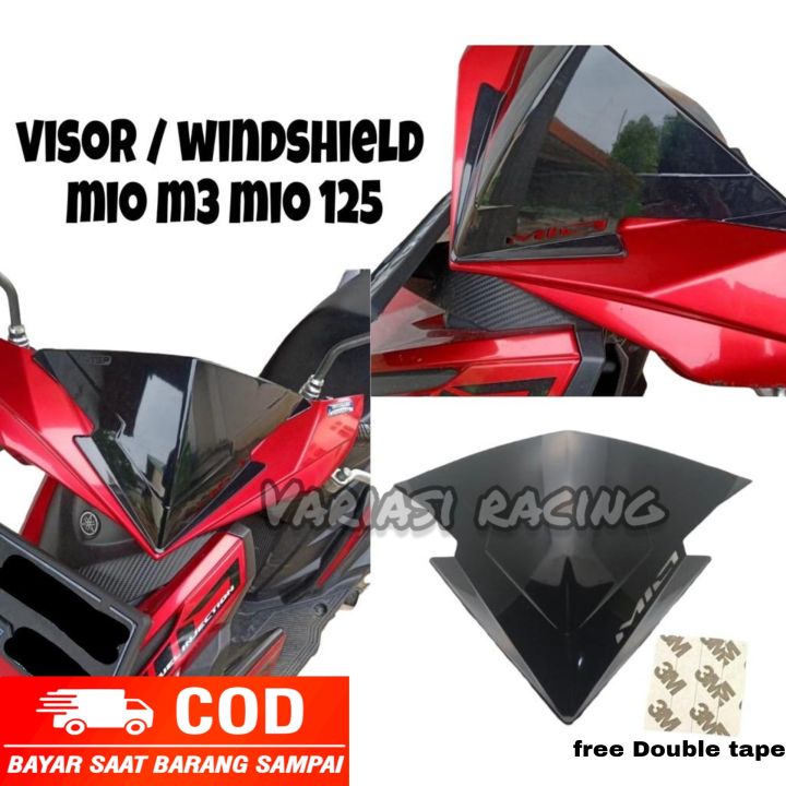 VISOR MIO,MIO M3,MIO Z,MIO 125,WINSIL MIO WARNA HITAM MREK MOSCOW-PLUS ...