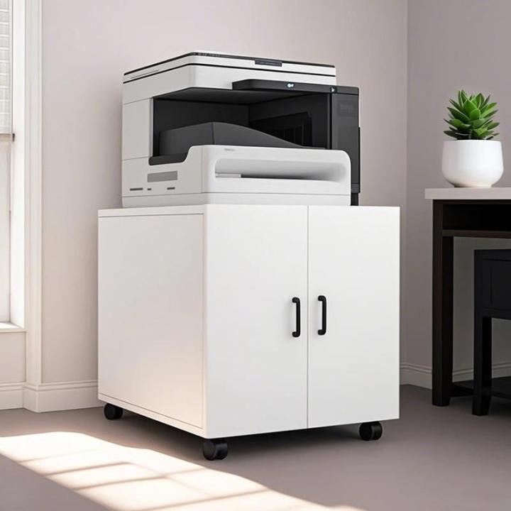 Large Printer Stand Mobile Workbench with Casters Document Copier Floor ...