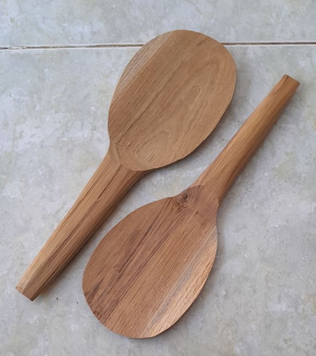 1 pcs centong kayu jati 30 x 10 cm / entong nasi tradisional produk ...