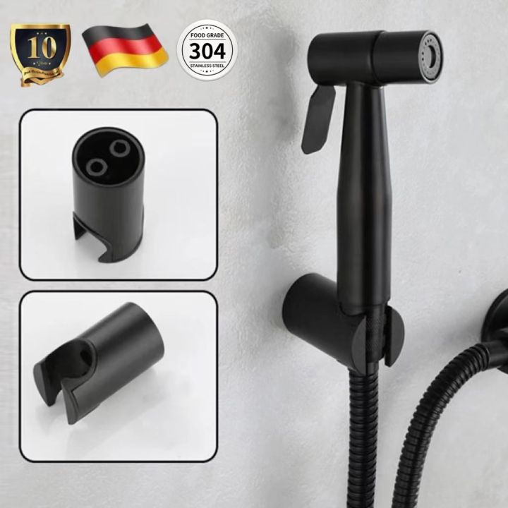 Rain 304 Stainless Steel Black Wall Mounted Bidet Spray Bidet Spray ...