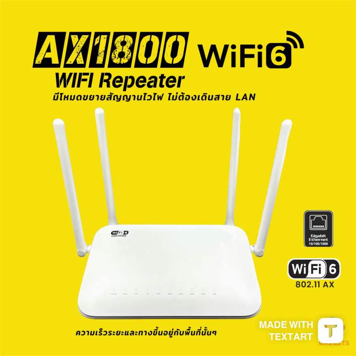 Repeater รุ่น SR1041Y รองรับการทำ Repeater และ access point ได้ (ลบกวน ...