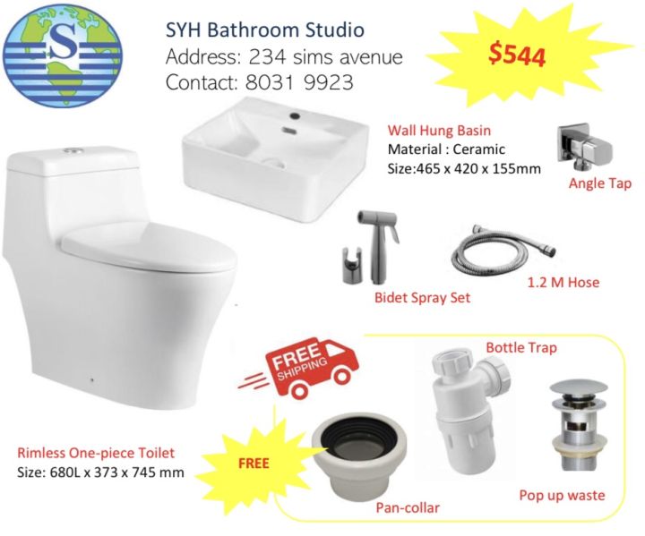 Toilet bowl and basin set | Lazada Singapore