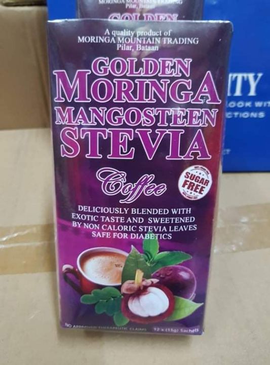 MMT Golden Moringa Mangosteen violet Stevia (12 in 1)coffee | Lazada PH