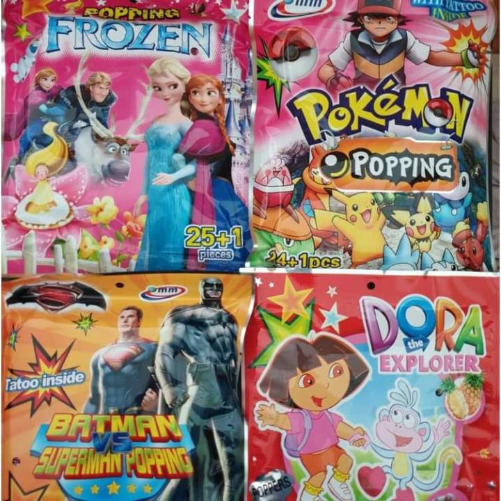 POPPING CANDY 24 Pieces with TATTOO / Lootbag filler / Paninda ...