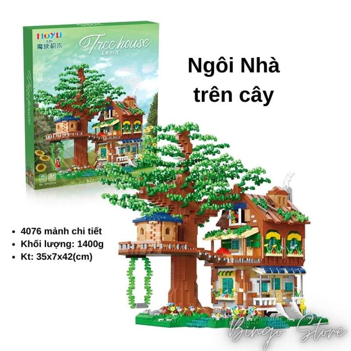 Mô Hình Lắp Ráp Ngôi Nhà Trên Cây 4076 Chi Tiết- Mô Hình Lego Các Công ...
