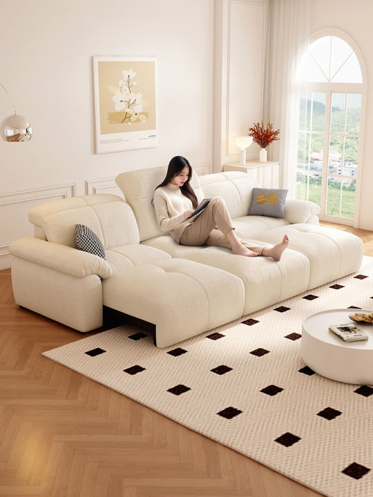 Electric Sofa Function Adjustable Automatic Retractable Three-Seat Zero ...