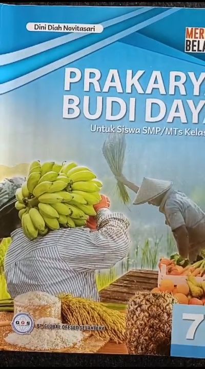 Buku Prakarya Budidaya Kelas 7 SMP Kurikulum Merdeka GOS | Lazada Indonesia