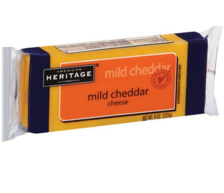 American Heritage Mild/ Medium/ Sharp Cheddar Cheese Block 226g | Lazada PH