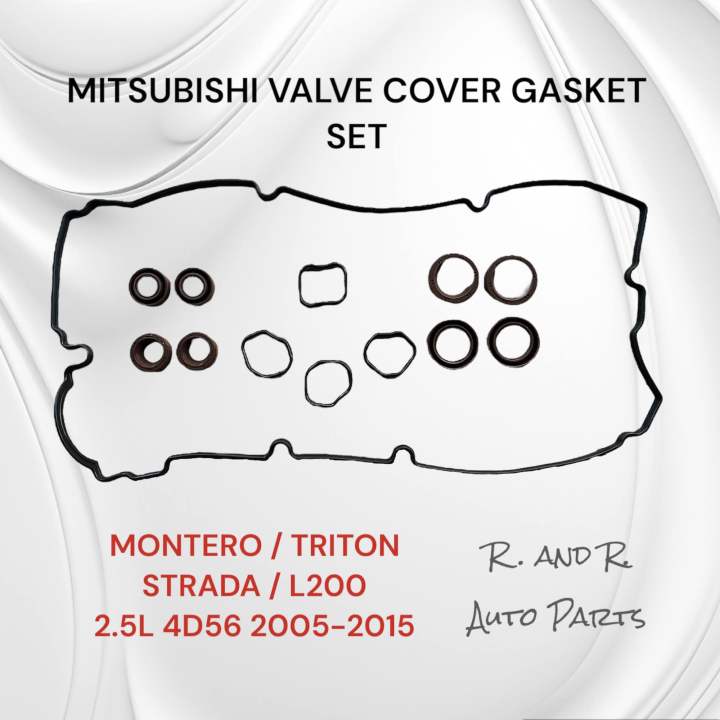 MITSUBISHI MONTERO VALVE COVER GASKET SET STRADA TRITON VALVE COVER ...