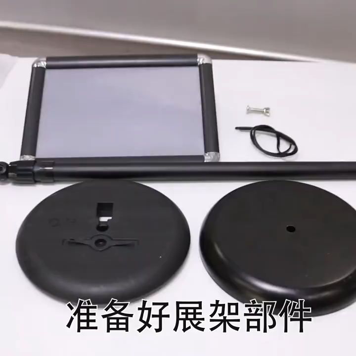 【COD】Adjustable Height Round / Right Angle Easy Snap Frame Metal Poster ...