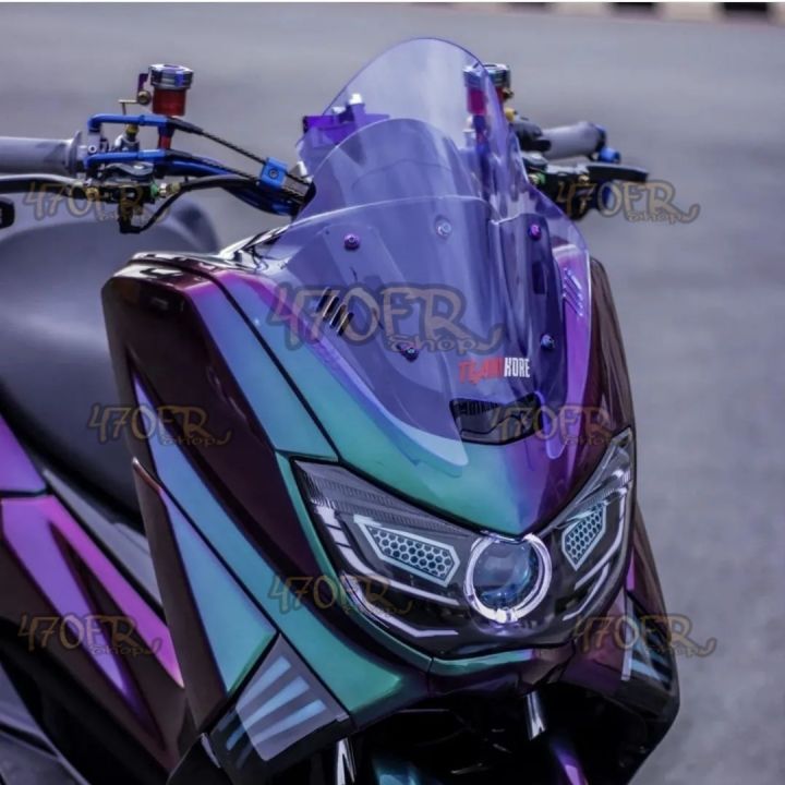 WINDSHIELD NMAX SPORTY TDR MINI V2 SIRIP. VISOR NMAX TDR V2 MINI SIRIP ...