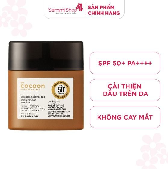 Cocoon Sữa chống nắng bí đao Winter Melon Sun Fluid | Lazada.vn