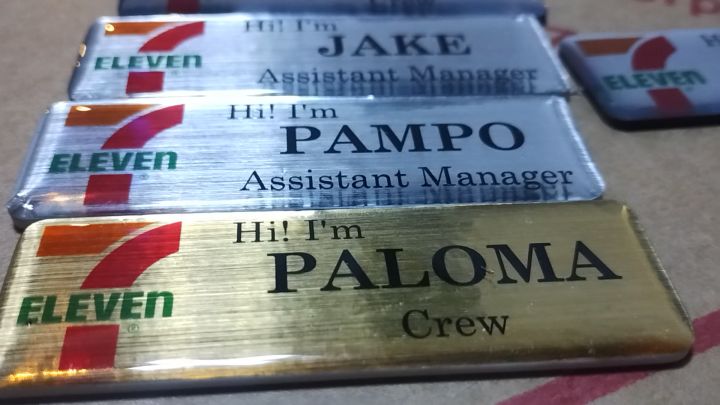 NAMEPLATE CUSTOMIZE LAMINATED WITH MAGNETIC HOLDER | Lazada PH