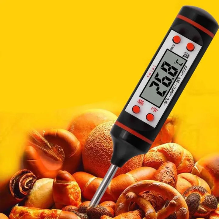 Kitchen Food Baking Digital Thermometer Electronic Probe Type Digital ...