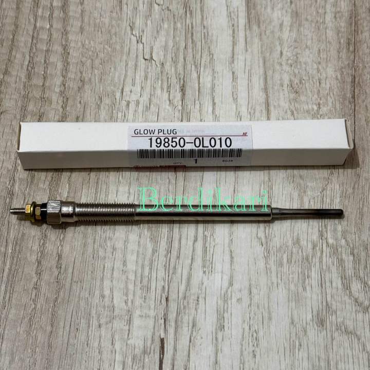 GLOW PLUG BUSI PEMANAS TOYOTA HILUX VIGO FORTUNER INNOVA DIESEL 1KD 2KD ...