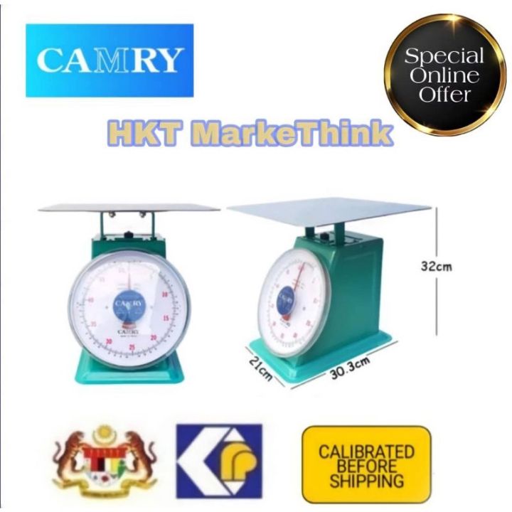 CAMRY 60kg / 50kg / 20kg MECHANICAL SCALE Penimbang Spring 1 Face ...