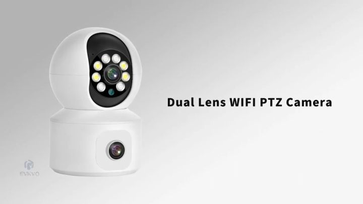 Popcorn V380 V8 Dual Camera Smart WiFi CCTV Baby Monitor Camera Night ...