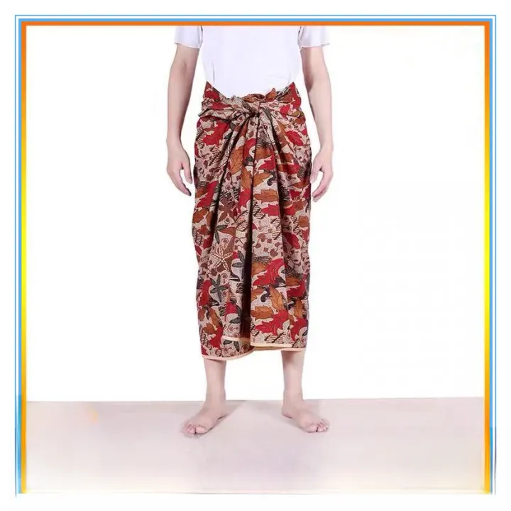 Myanmar Longyi Skirt Grid Pattern Men's Women's Tube Skirt Southeast ...