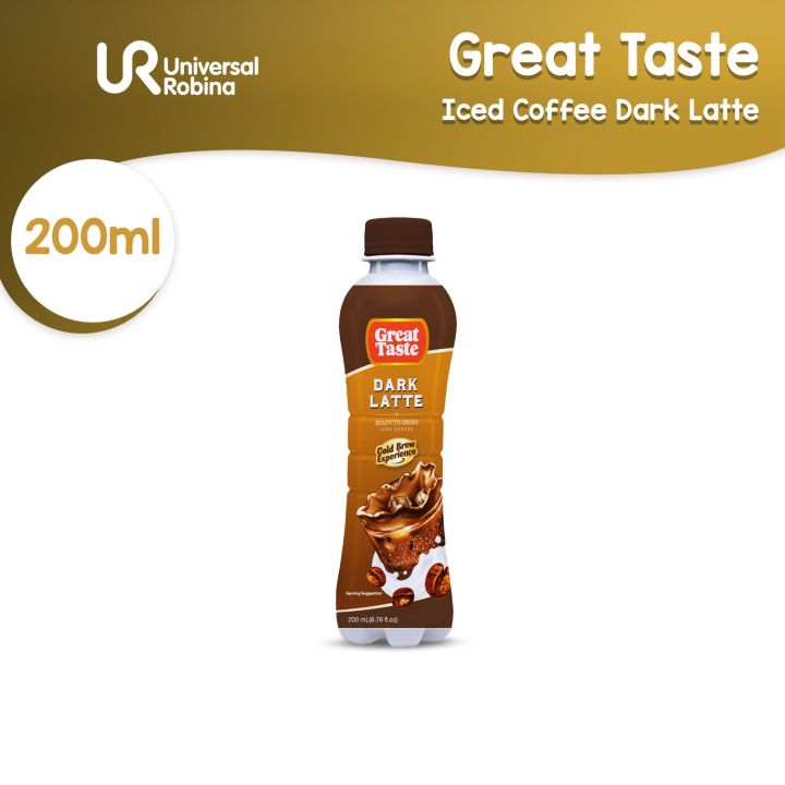 Great Taste Iced Coffee Dark Latte 200ml | Lazada PH