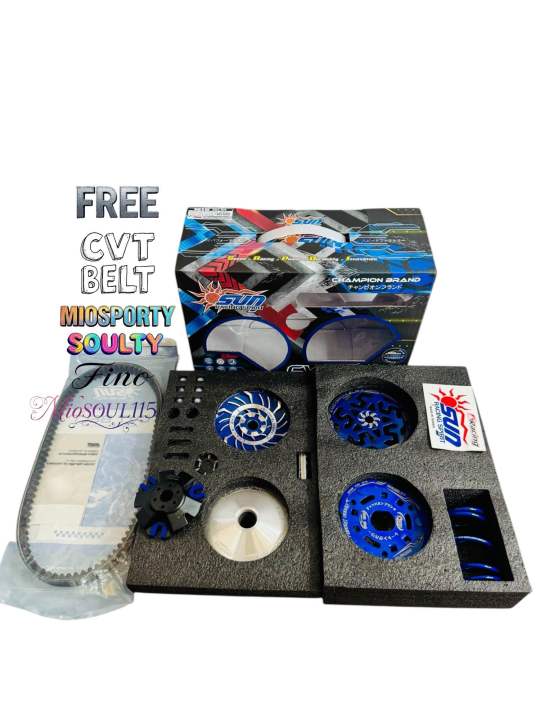 SUN RACING SPIRIT CVT SET MIO SPORTY/MIOSOUL115/SOULTY/FINO/AMORE W ...