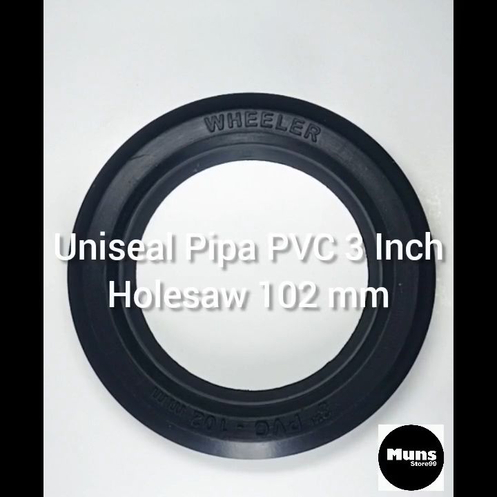 Karet Uniseal Pipa PVC 3 Inch Sistem Aquaponik dan Hidroponik WHEELER ...