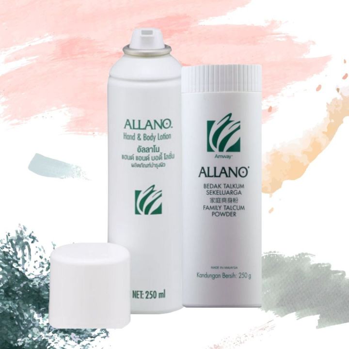 ALLANO by AMWAY - HAND & BODY LOTION SPRAY , FAMILY TALCUM POWDER ...
