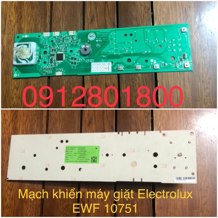 Bo mạch hiển thị máy giặt Electrolux EWF 10751 hàng tháo máy zin đẹp ...