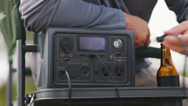 Bluetti EB3A 600W（Inverter 1200W） 84000mAh Power Station Solar ...