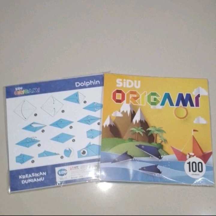 SIDU ORIGAMI PAPER 16X16 CM-PAK / KERTAS ORIGAMI UKURAN 16X16 ISI 100 ...