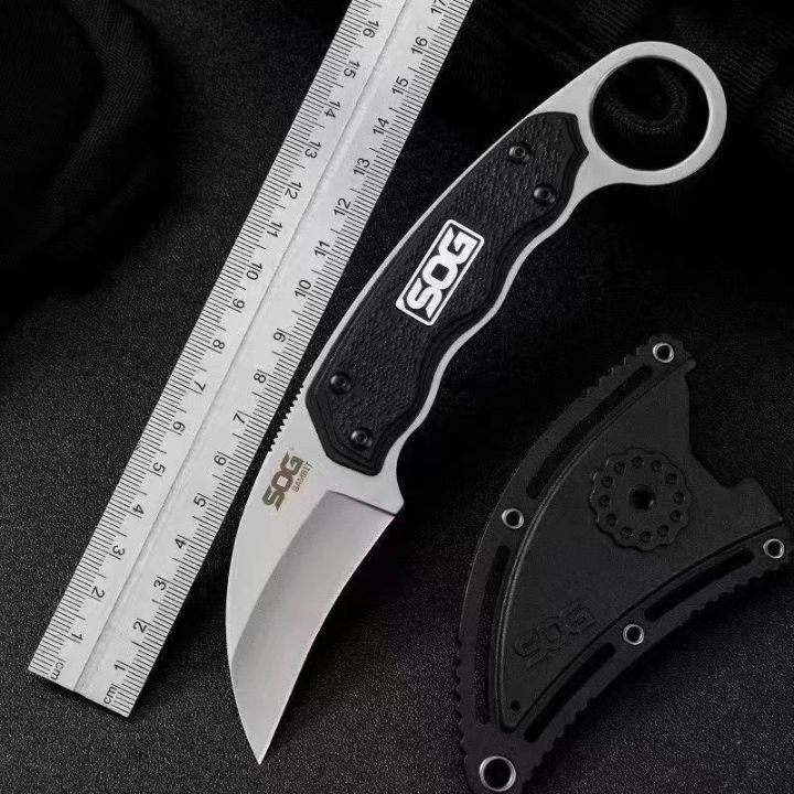 Outdoor multi-function tool knife stainless steel fruit knife with K ...