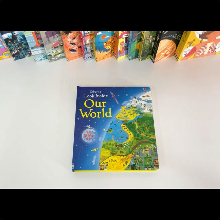 NEW หนังสือภาษาอังกฤษ Usborne Look Inside Our World Lift-The-Flap Book ...