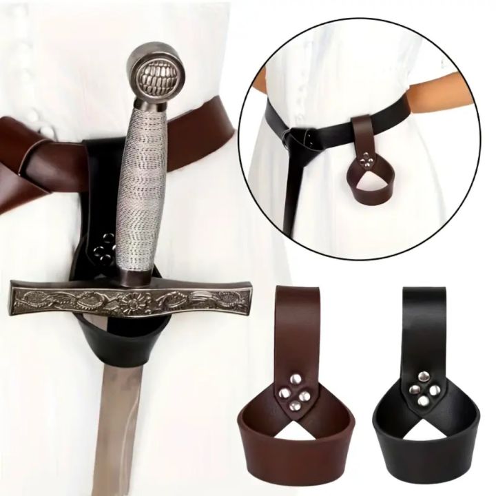 Thời Trung Cổ Hiệp Sĩ Viking Thanh Kiếm Vỏ Bọc Da PU Bao Kiếm Cho ...