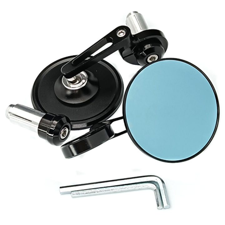 Motorcycle Mirror Bar End Mirrors Universal For HONDA CBR600RR CB1000R ...
