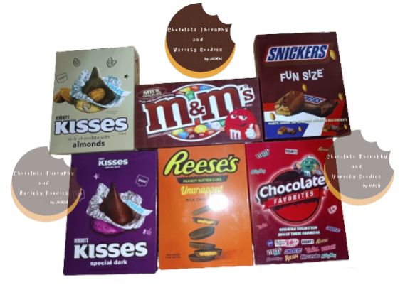 CHOCOLATES BOX : KISSES / M&M / SNICKERS / REESE'S CHOCOLATE SHAREBOX ...
