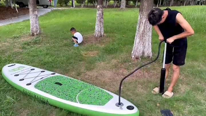 Inflatable Surfboard SUP Stand Up Paddle Board Kayak Water Yoga Board ...