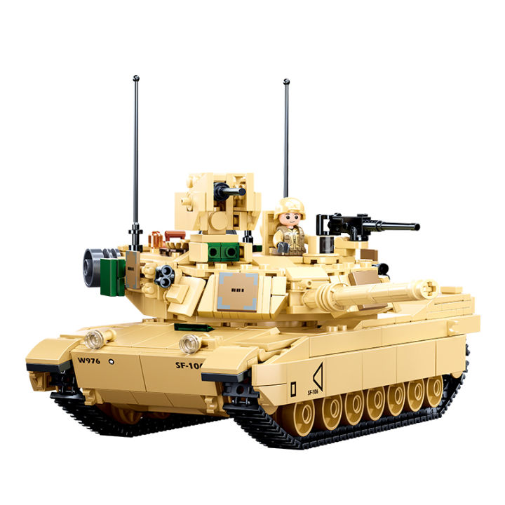 Modern Military Abrams M1A2 Main Battle Tank Sherman Infantry Tank ...