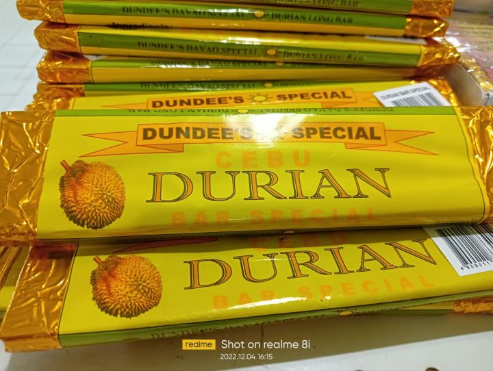 5in1 Special Durian bar/100grams per bar HRC BRAND and Dundees brand ...