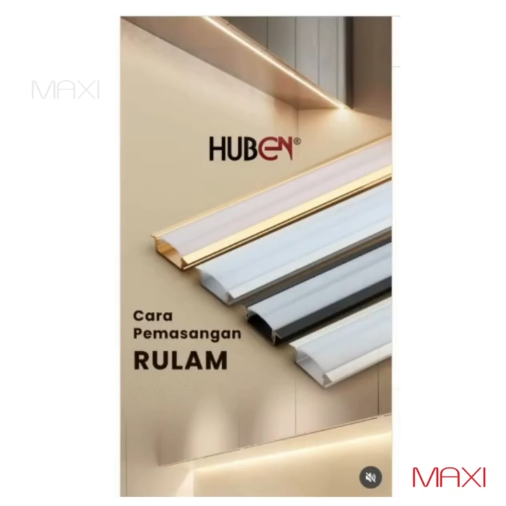 HUBEN - RULAM-17 | TSM - LC 038 - Rumah Lampu LED Strip Aluminium ...