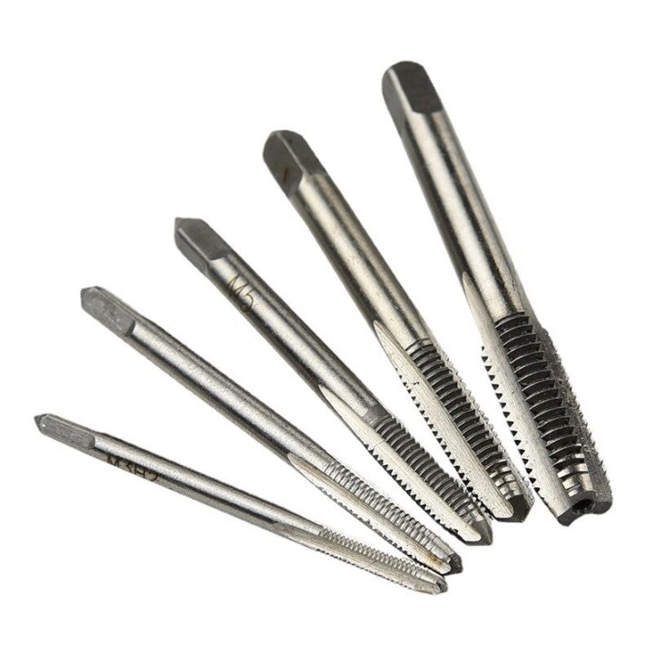 5pc Hand Straight Groove Thread Tap M3 to M8 Quick Tapping and Internal ...