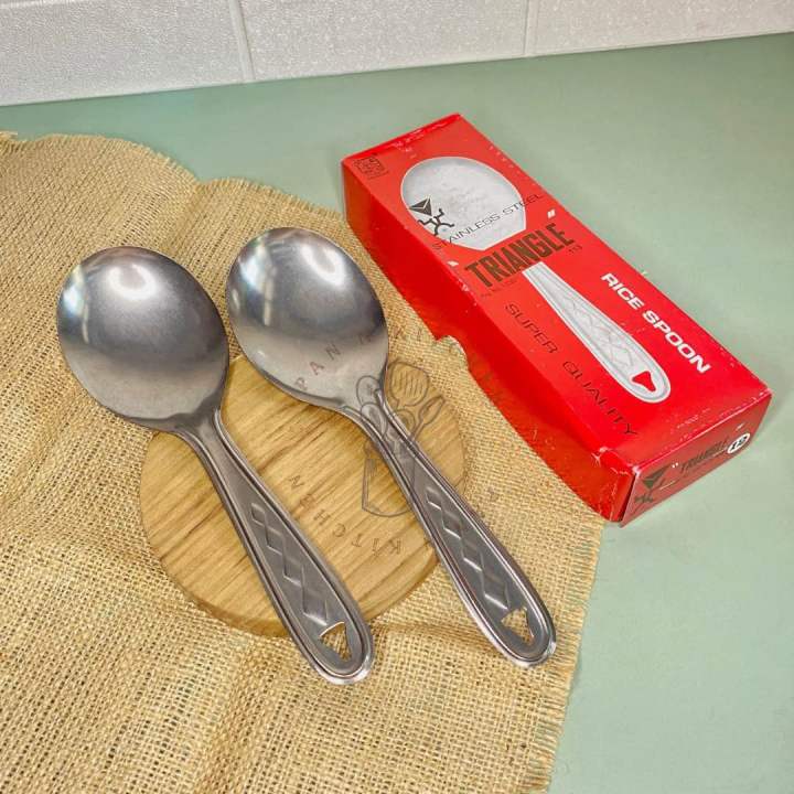 Centong Nasi Stainless Stell/ Sendok Nasi TRIANGLE 113/ Entong Nasi ...