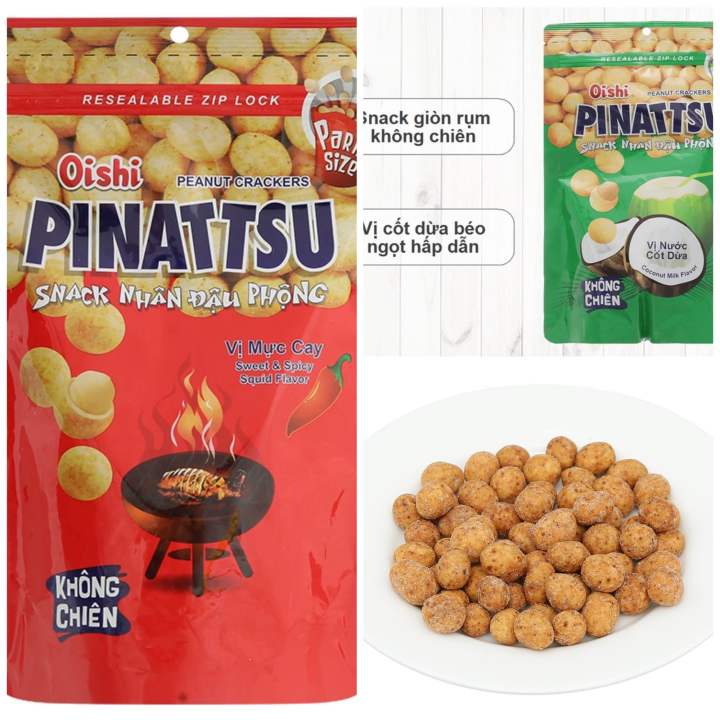 Bim bim Snack đậu phộng oishi Pinatsu | Lazada.vn
